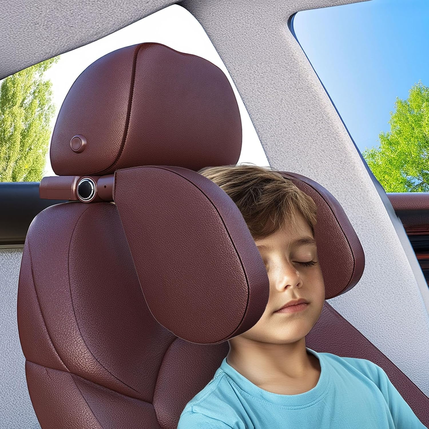 Car Neck Headrest Pillow, Cushion Seat Support Head Restraint Seat ...
