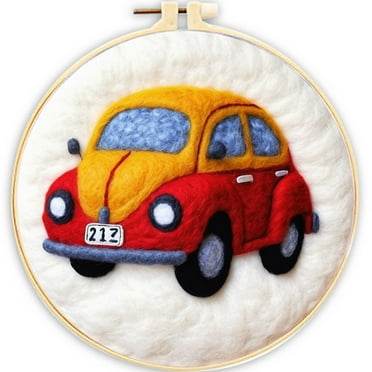 Butterfly Needle Felting Kit Beginner Felt Painting Set with Decorative ...