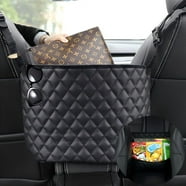Tsumbay PU Leather Car Backseat Organizer with Table Holder, 9 Pockets ...