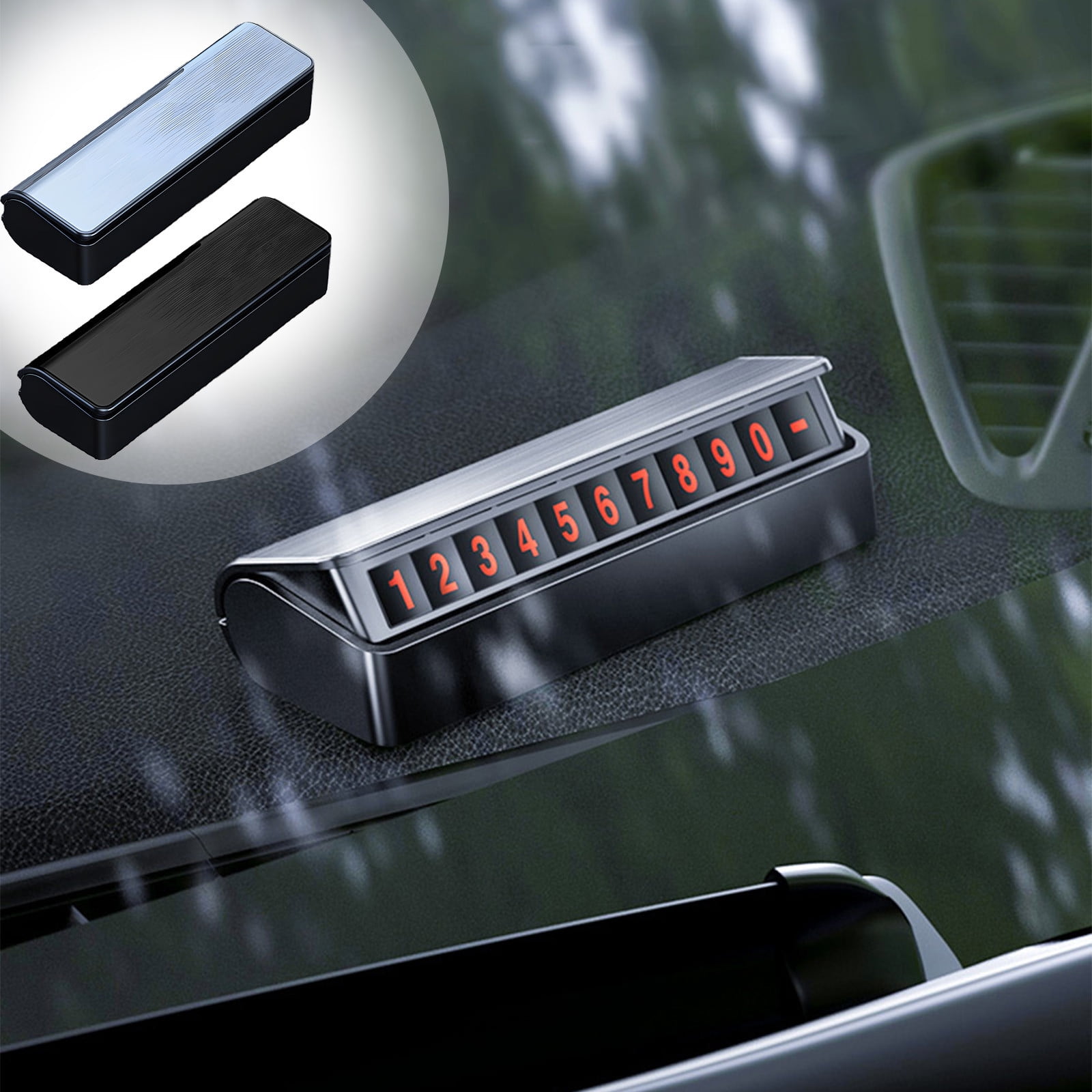 Car Number Obliterate, Temporary Parking Material, Hidden Buttons, Sun ...