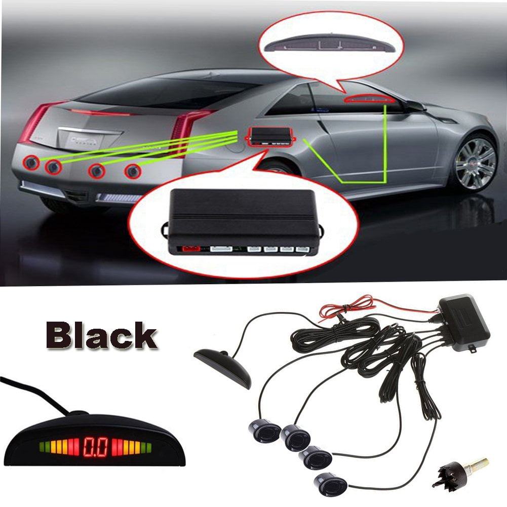 Car Numeral Color LED Display Parking Reverse Backup Radar Monitor ...
