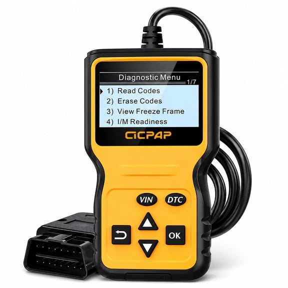 Car OBD2 Scanner Diagnostic Tool, CICPAP Engine Fault Code Reader for ...