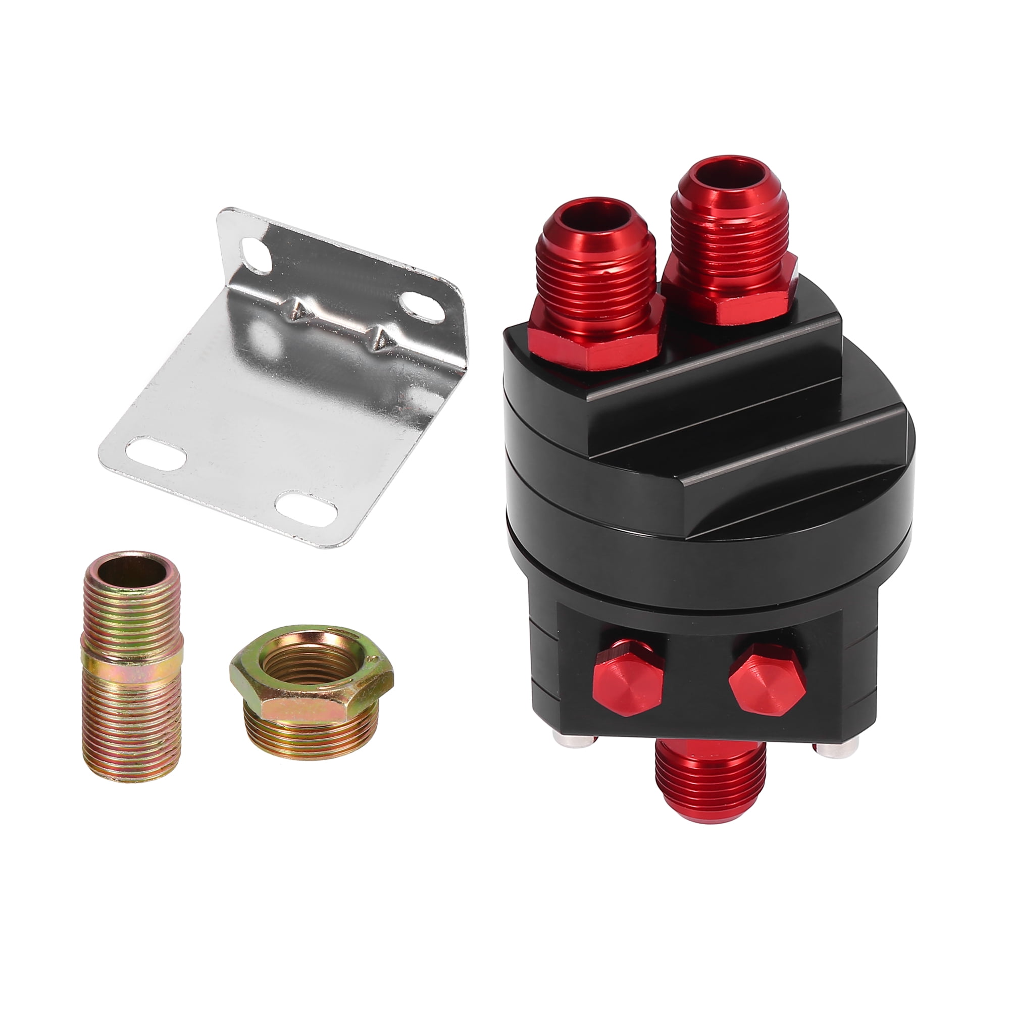 Car Oil Block Filter Sandwich Oil Heat Hydraulic Gauge Sensor Fitting ...