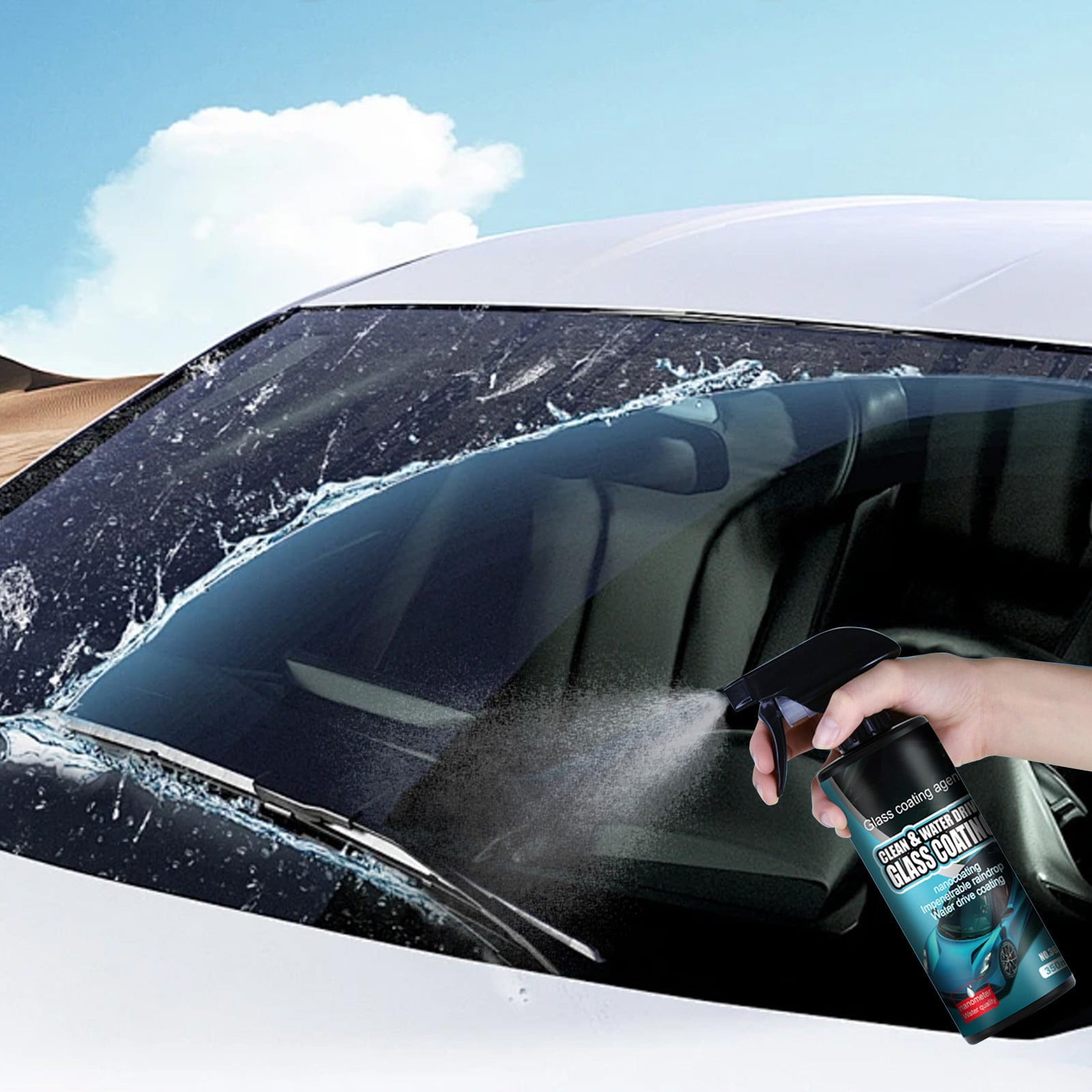 Car Oil Film Cleaner Long-Lasting Window and Windshield Cleaner ...