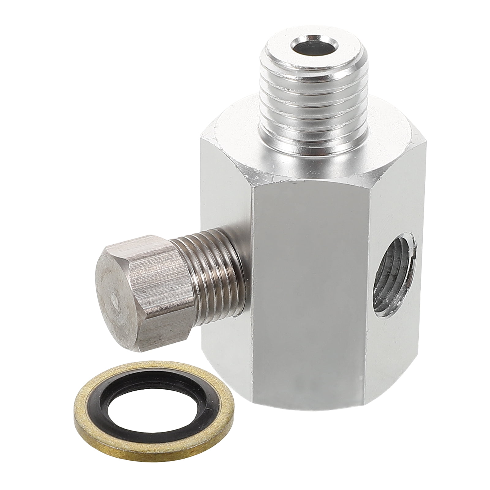 Car Oil Pressure Connector Aluminum Alloy Oil Pressure Tee To Adapter ...