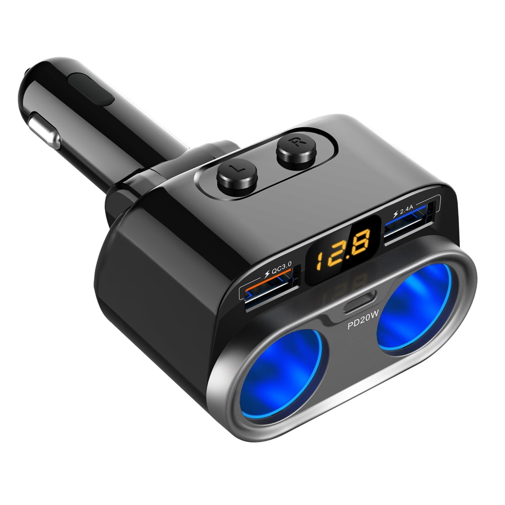 Car ,On-off Switch Car Switch Car Suv 150w Car Pd 2-socket Splitter Qc3 ...