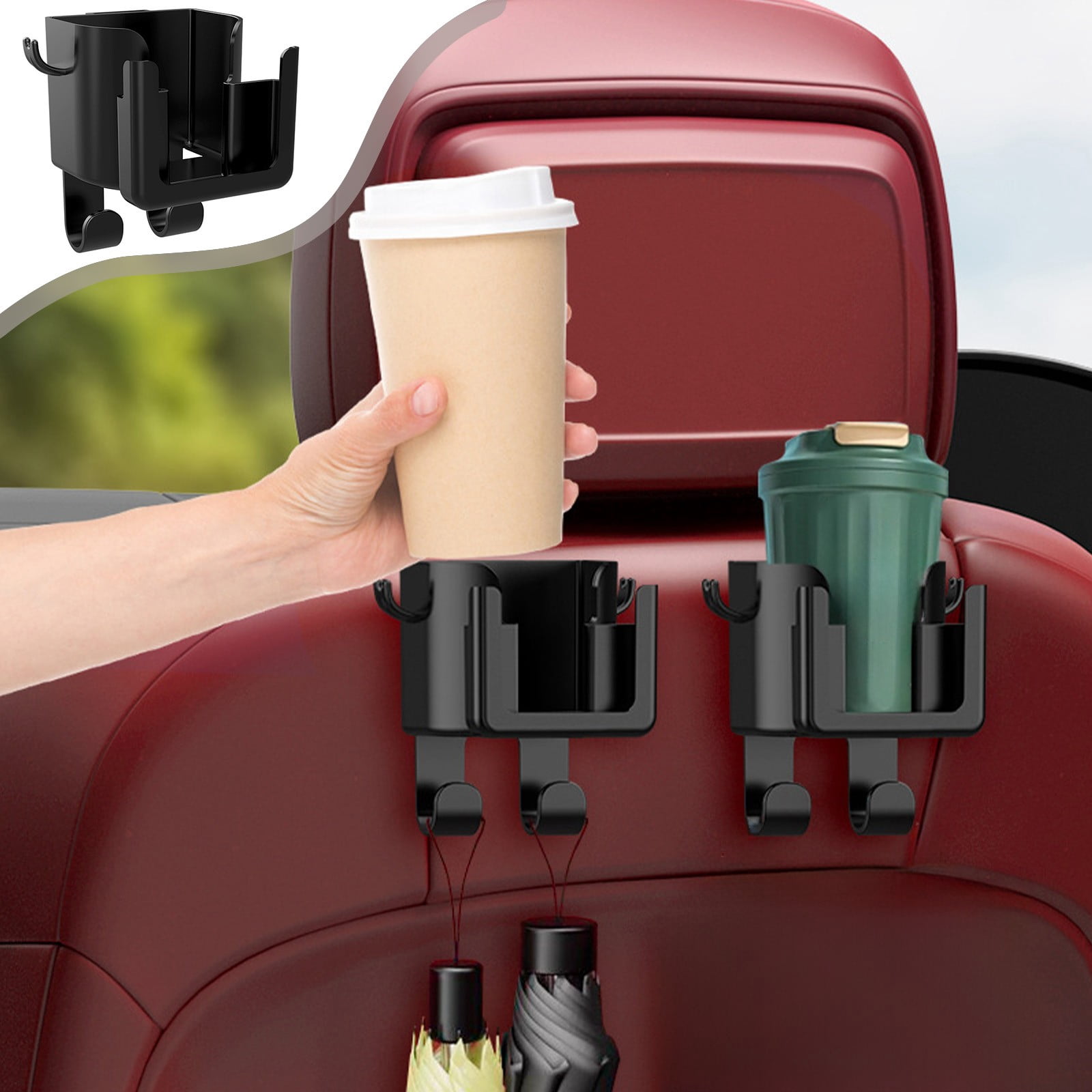 Car Organizer, Multifunctional Cup Holder, Auto Hanger, Backseat ...