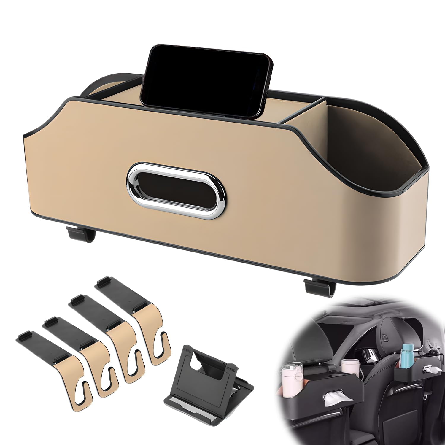 Car Organizers and Storage Box, Car Headrest Organizer Back Seat ...