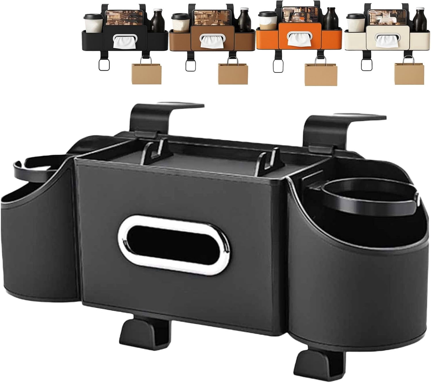 Car Organizers and Storage Box, Multifunctional Car Headrest Organizer ...