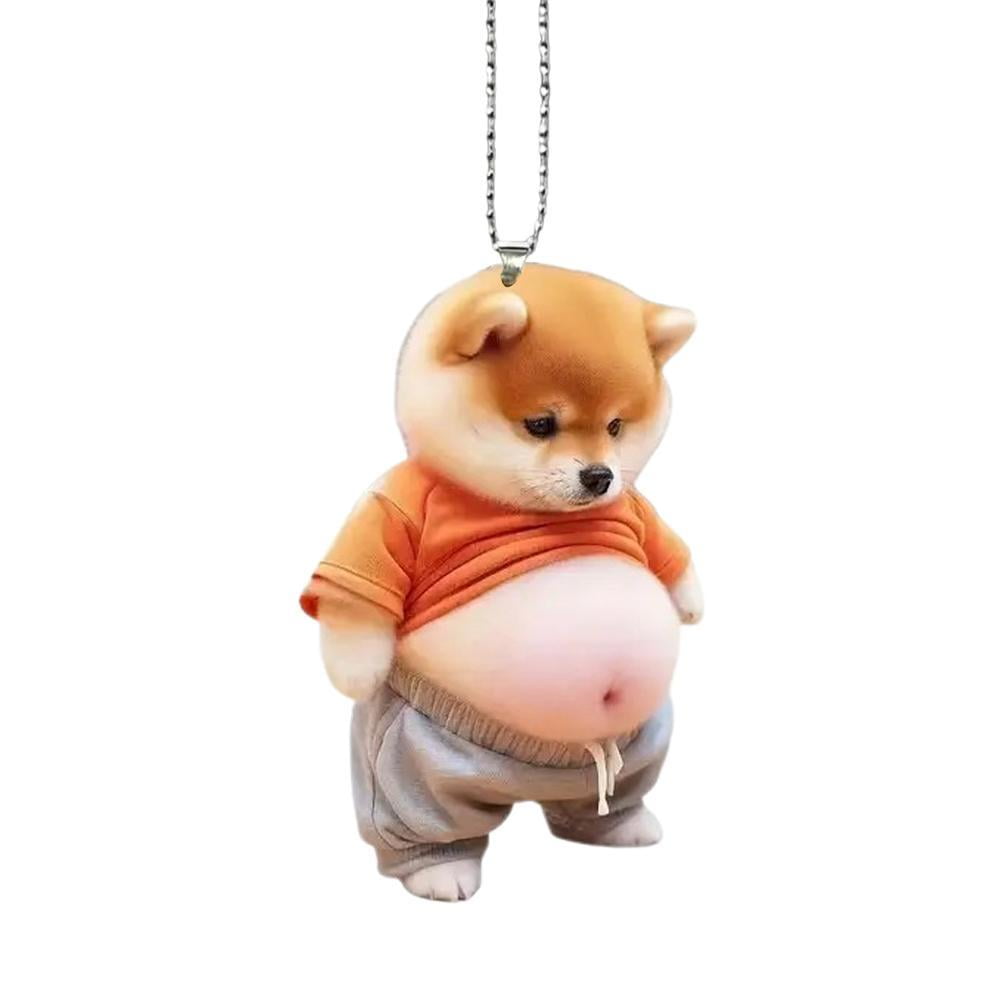 Car Ornament, Chubby Ornament, Fat Ornament, Cute Fat Kitten Hanging ...