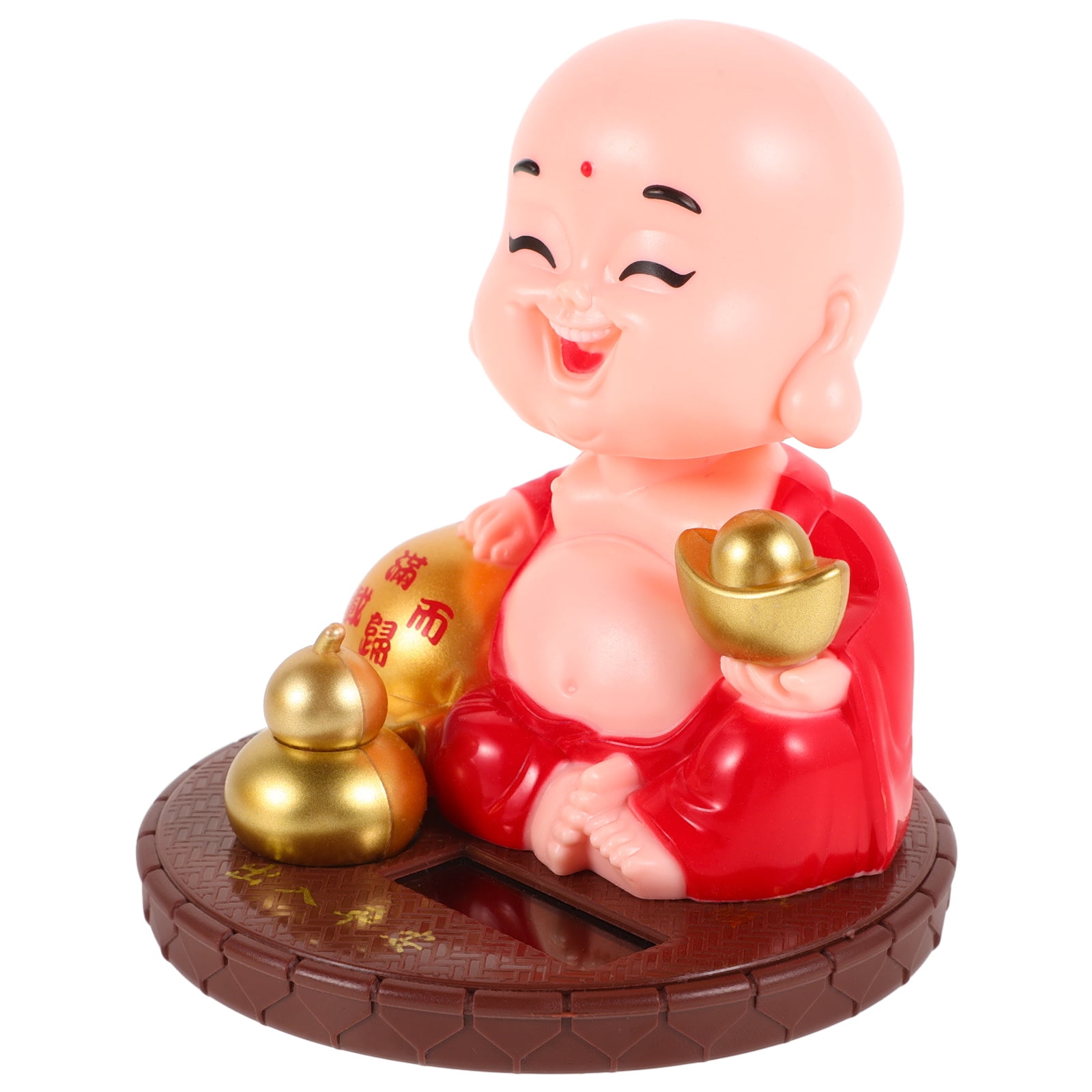 Car Ornaments Statues Little Monk Decoration Car Monk Decor Chinese ...