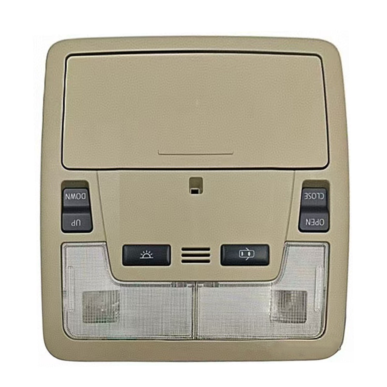Car Overhead Console with Sunroof Switches Map Reading Light Storage ...