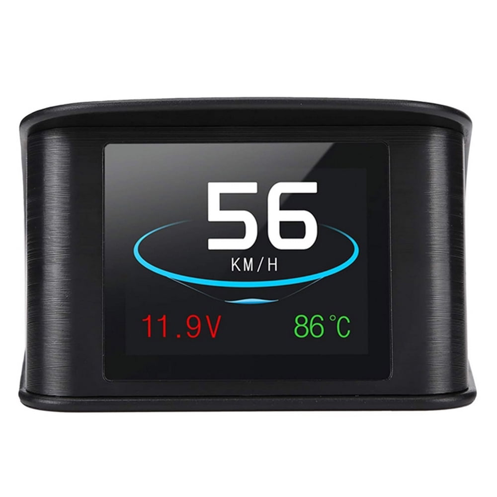 Car P10 HUD Head Up Display OBD2 Speed RPM Fuel Consumption with ...