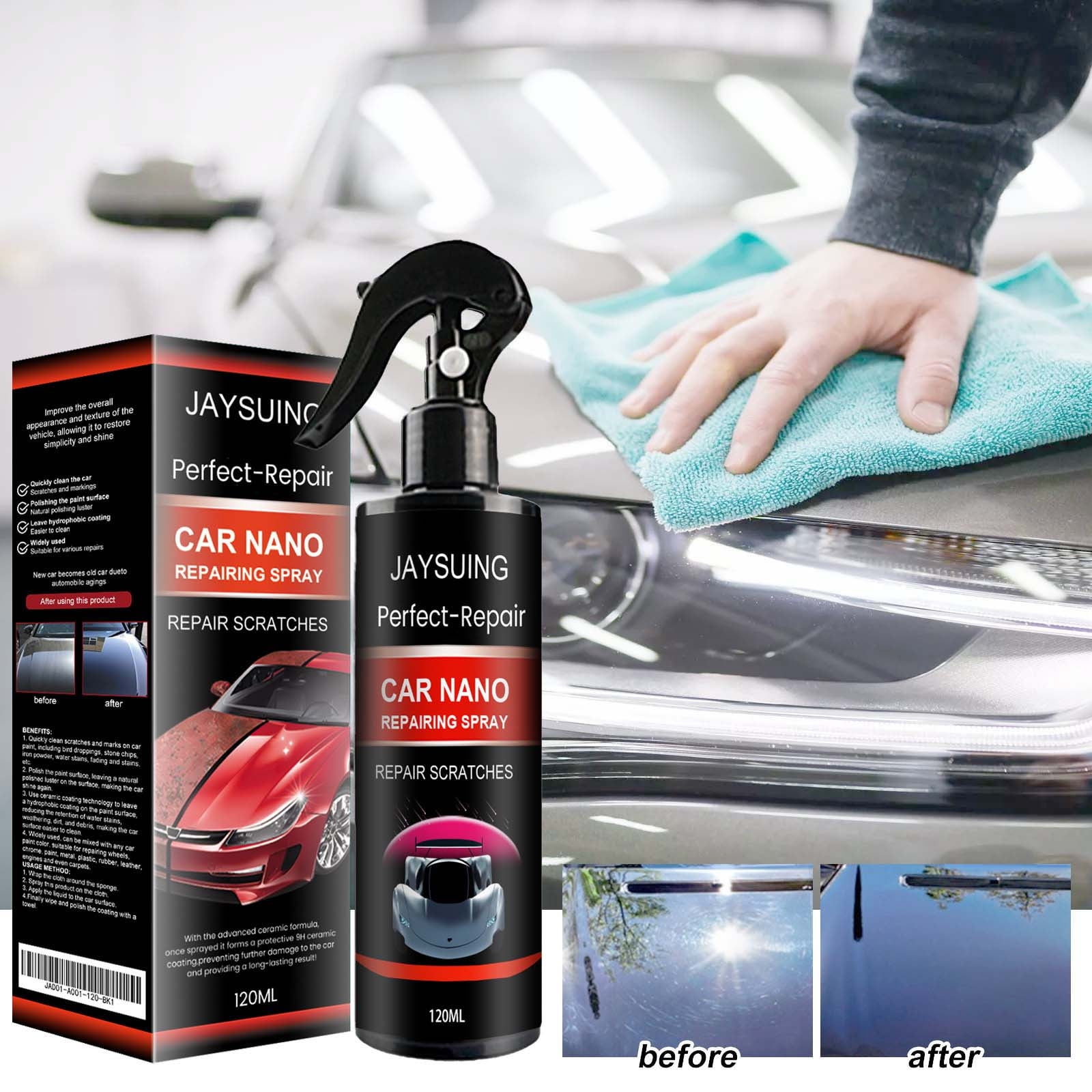 Car Paint Protection Spray | Premium Hydrophobic Ceramic Coating ...