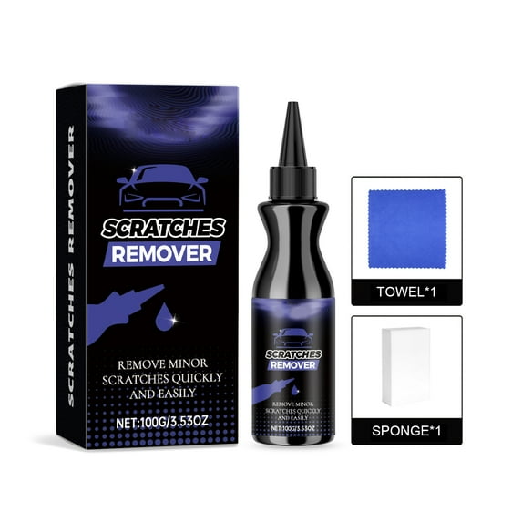 Car Paint Scratch Care Set Cleaning Maintenance Refurbishment and Gloss ...