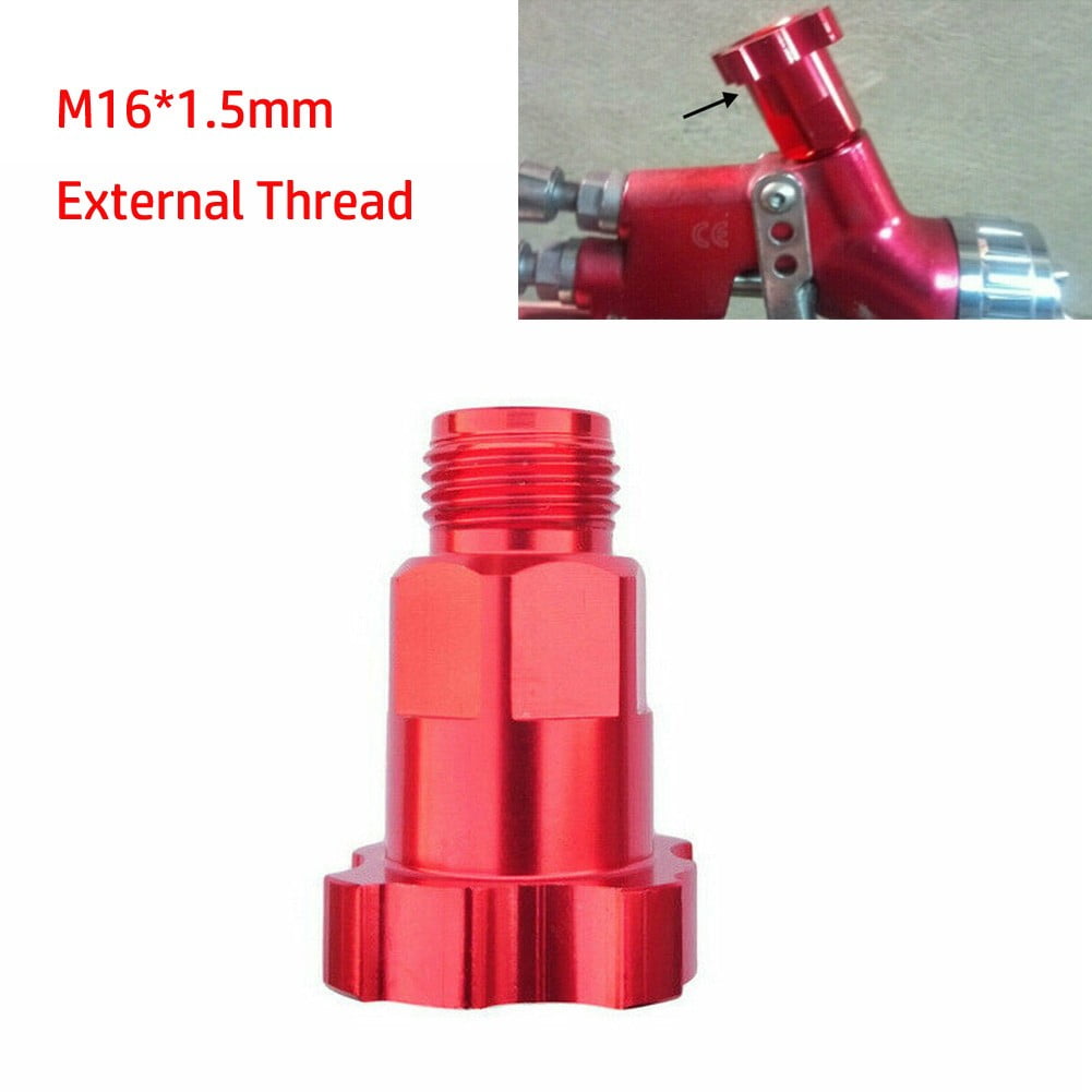 Car Paint SprayGun Cup Adapter Connector M16x1.5mm External Thread ...