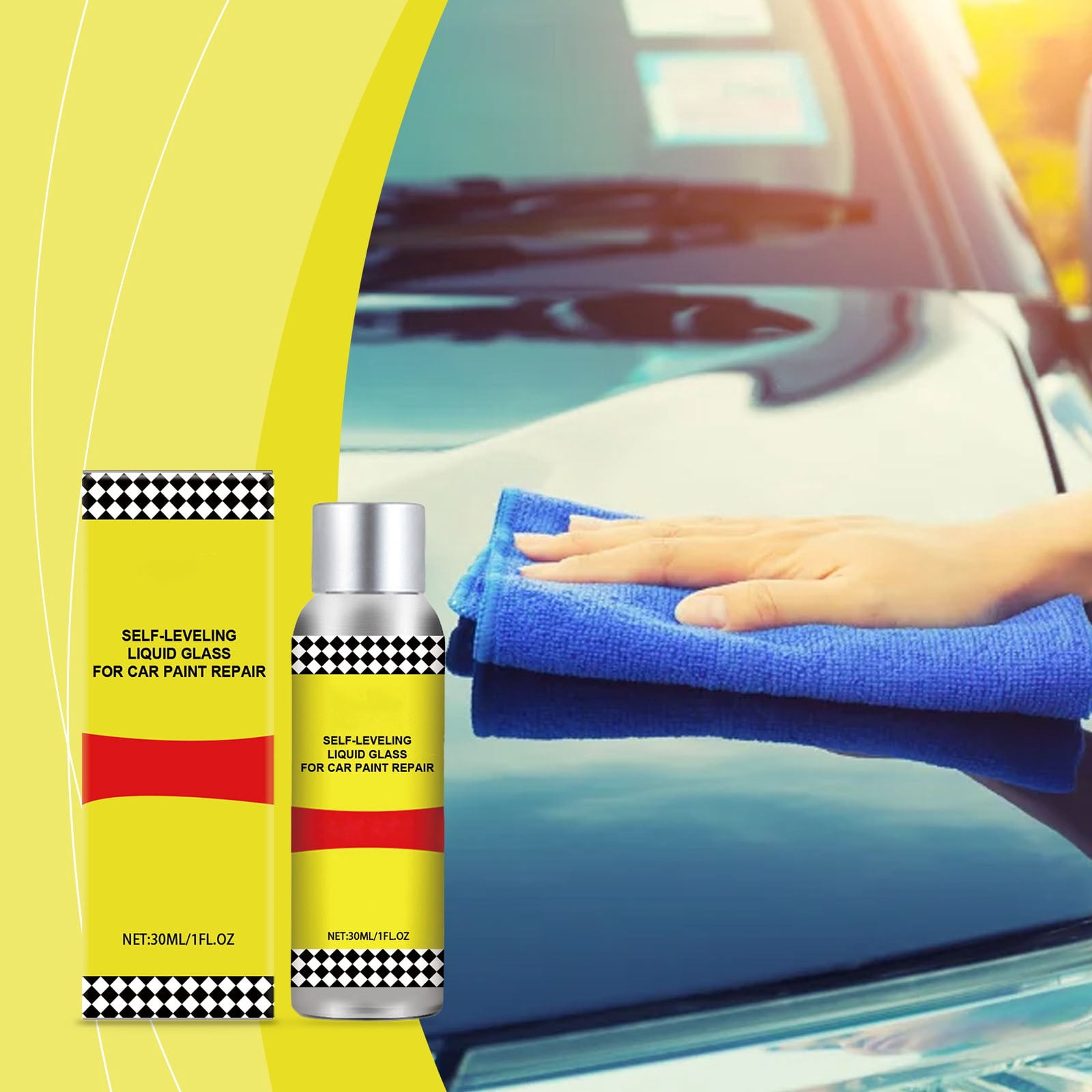 Car Paint Surface Maintenance Solution, Polishing And Care Wax, Stain ...