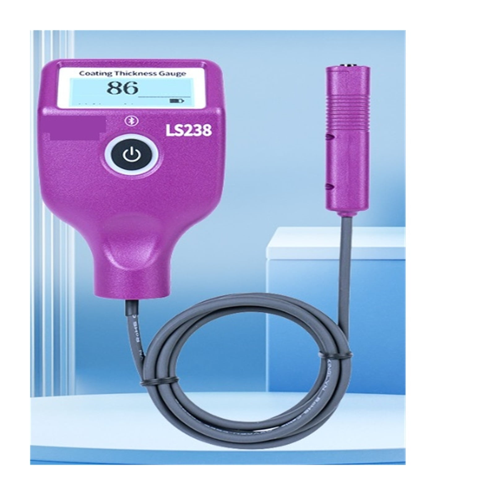 Car Paint Thickness Gauge Checking Auto Coating Identify Ferrous Putty ...