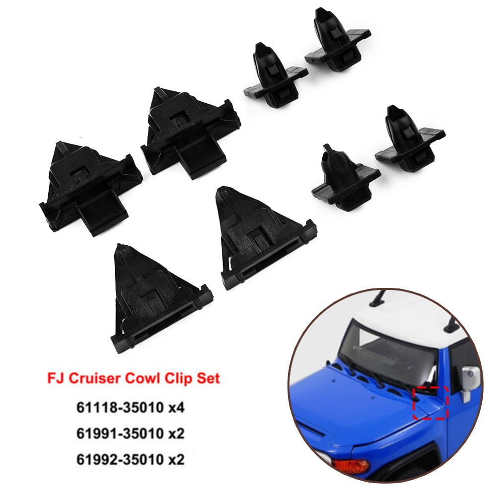 Car Panel Clips Body Retainer Fender Cowl Clip Set for Toyota Fj ...