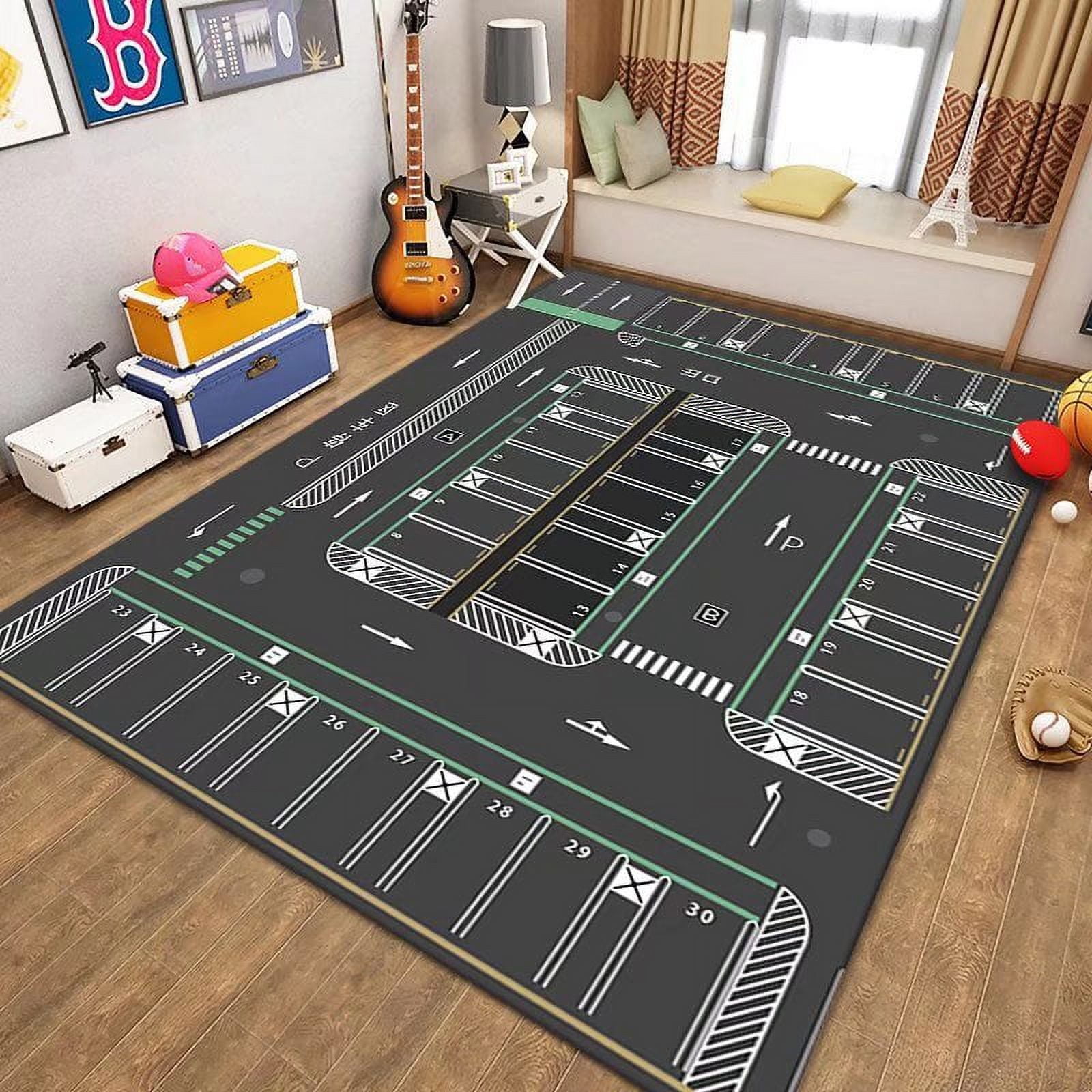 Car Park Children Crawling Carpets for Living Room ration Kids Bedroom ...