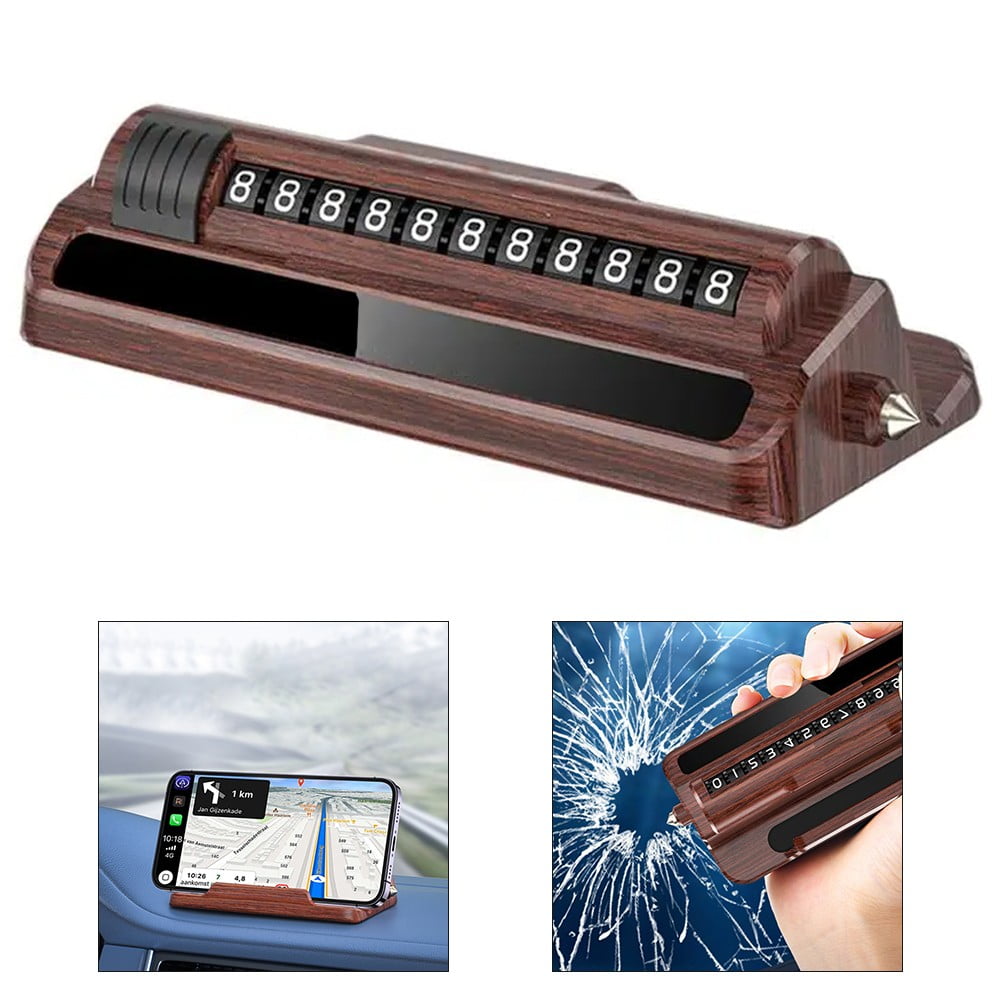 Car parking number plate Multifunctional temporary parking plate ...