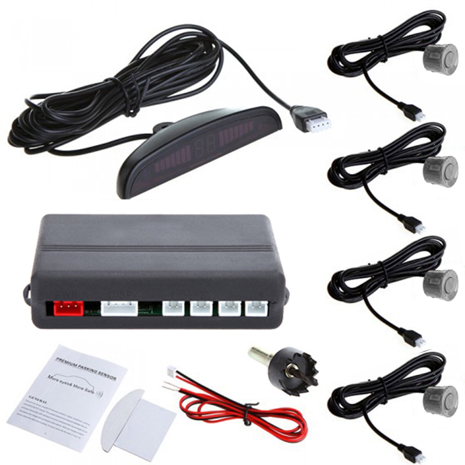 Car Parking Sensor System Car Reverse Parking Radar System Car Parking ...