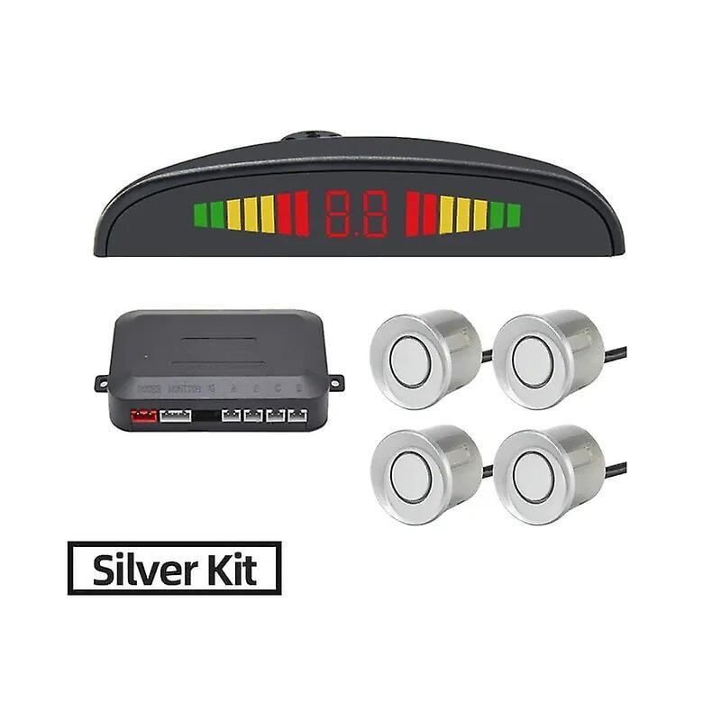 Car Parktronic Automatic Led Parking Sensor With 4 Sensor Reverse ...