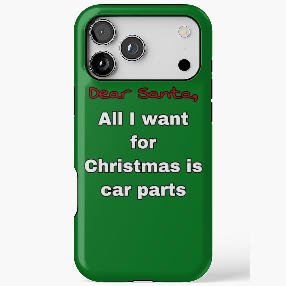 Car Parts Christmas List Case for iPhone 11 12 13 14 15 16 17 Pro Max ...