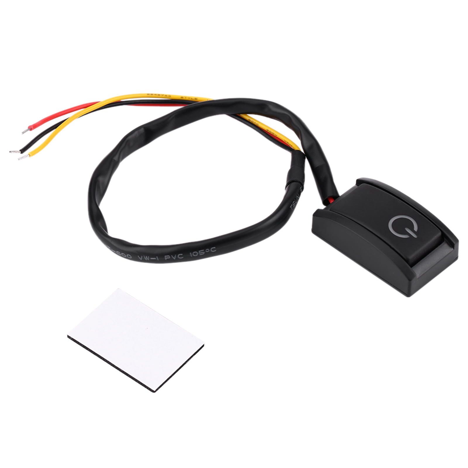 Car Paste Type Switch, Car DIY Sticky Button Switch, DC 12V 200mA Car ...