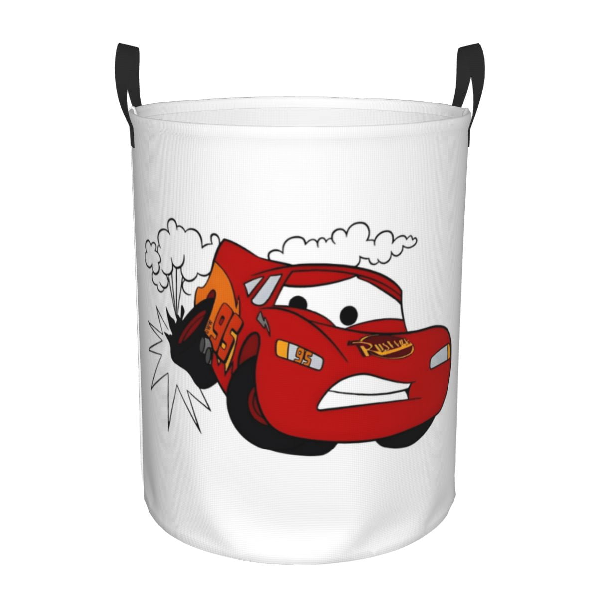 Car Pattern Laundry Basket Large Clothes Storage Basket Car Toy Bucket ...