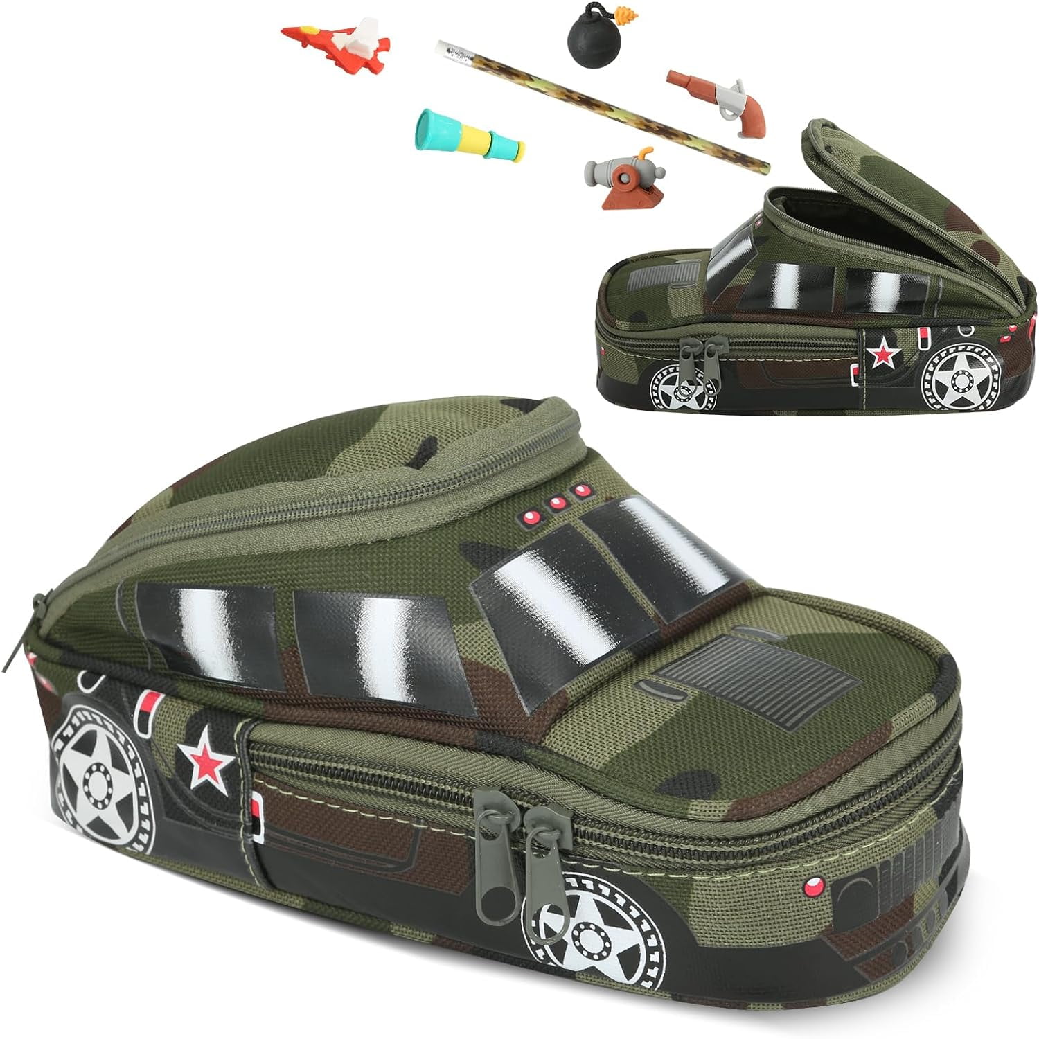 MAIGOZON Car Pencil Pouch for Boys Kids, Large Capacity Pencil Case ...