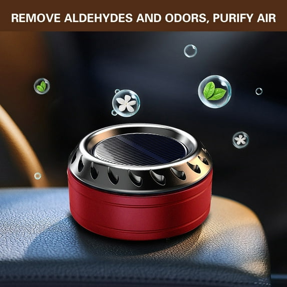 Car Perfume Diffuser, Yrmaups Car Perfume Diffuser, Solar Powered ...
