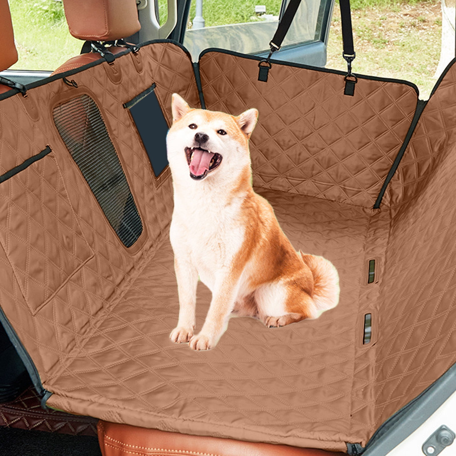 Car Pet Mat，Dog car seat Cover for Back seat，Waterproof Scratch ...