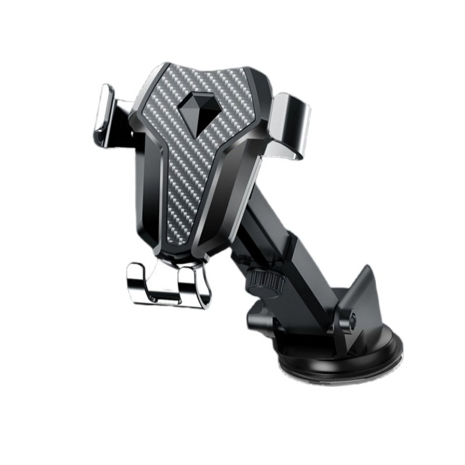 Car Phone Bracket Telescopic Suction Cup Dashboard Mount Auto Lock ...