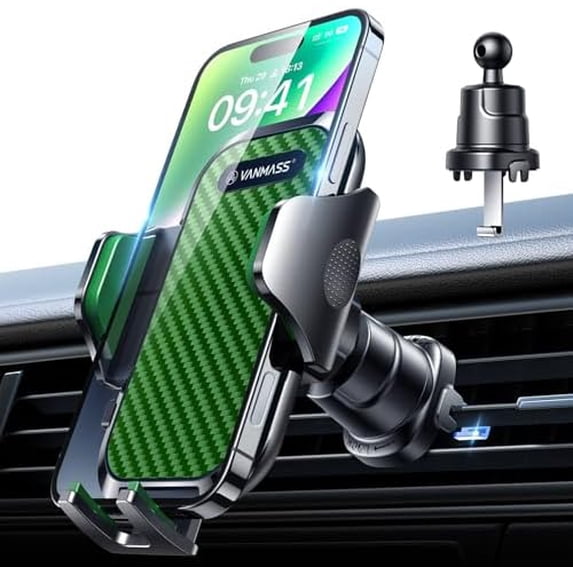 Car Phone Holder Mount 2025 Upgraded [Patent Steel-Hook] Car Vent Phone ...