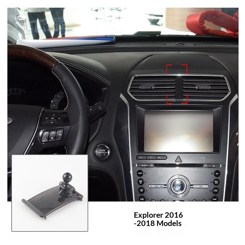 Car Phone Mount Adapter For Ford Explorer 2016-2019 Holder Stand Mobile ...