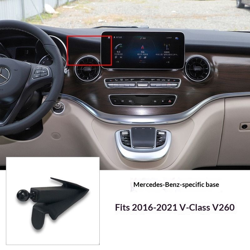 Car Phone Mount Adapter For Mercedes-Benz 2016-2021 V-Class Holder ...