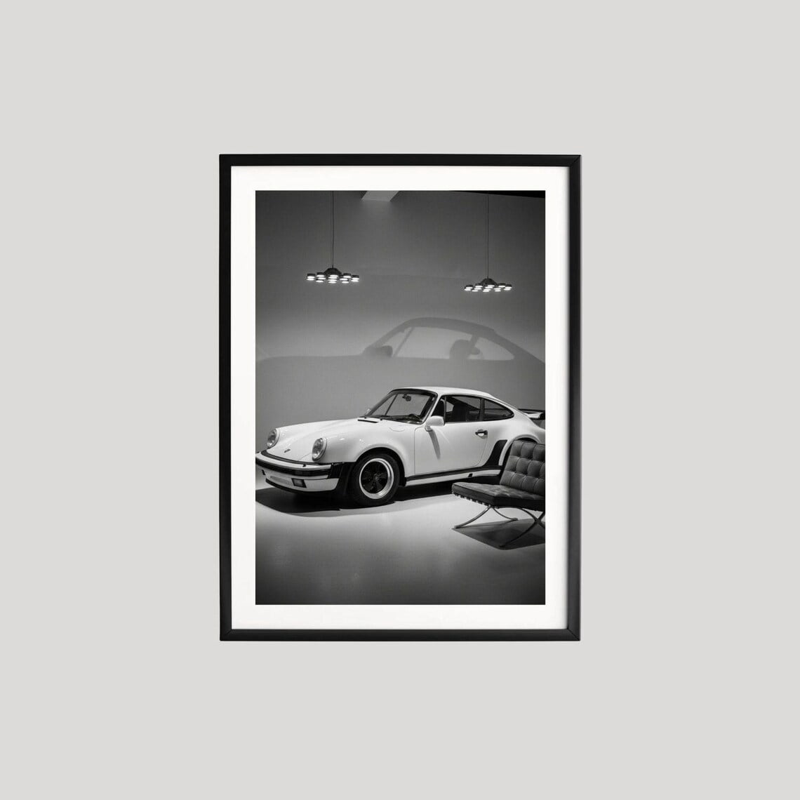 Car Photography Wall Art Black and White Museum Quality, Unframed ...