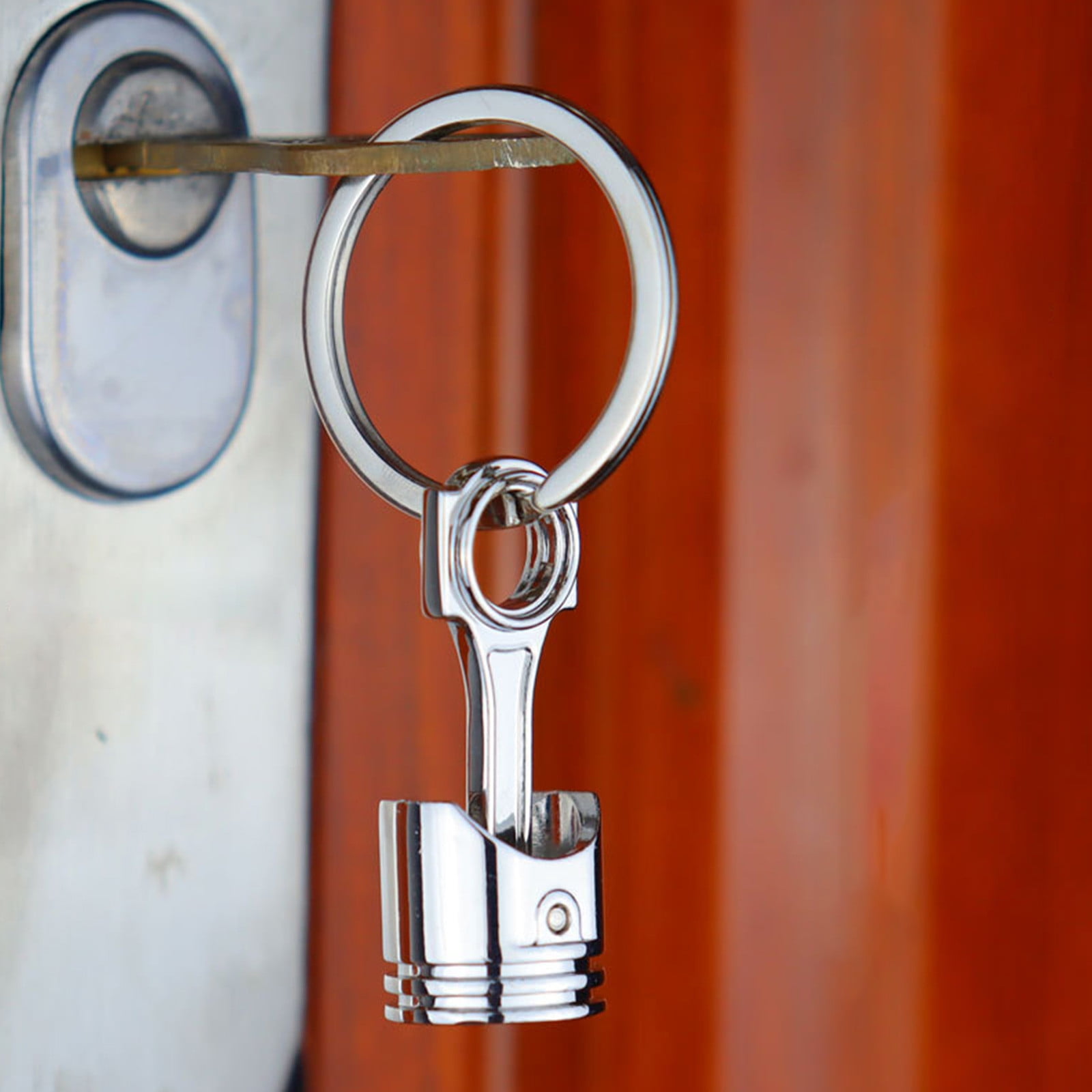 Car Piston Keychain for Men Women - Automotive Engine Key Chain ...