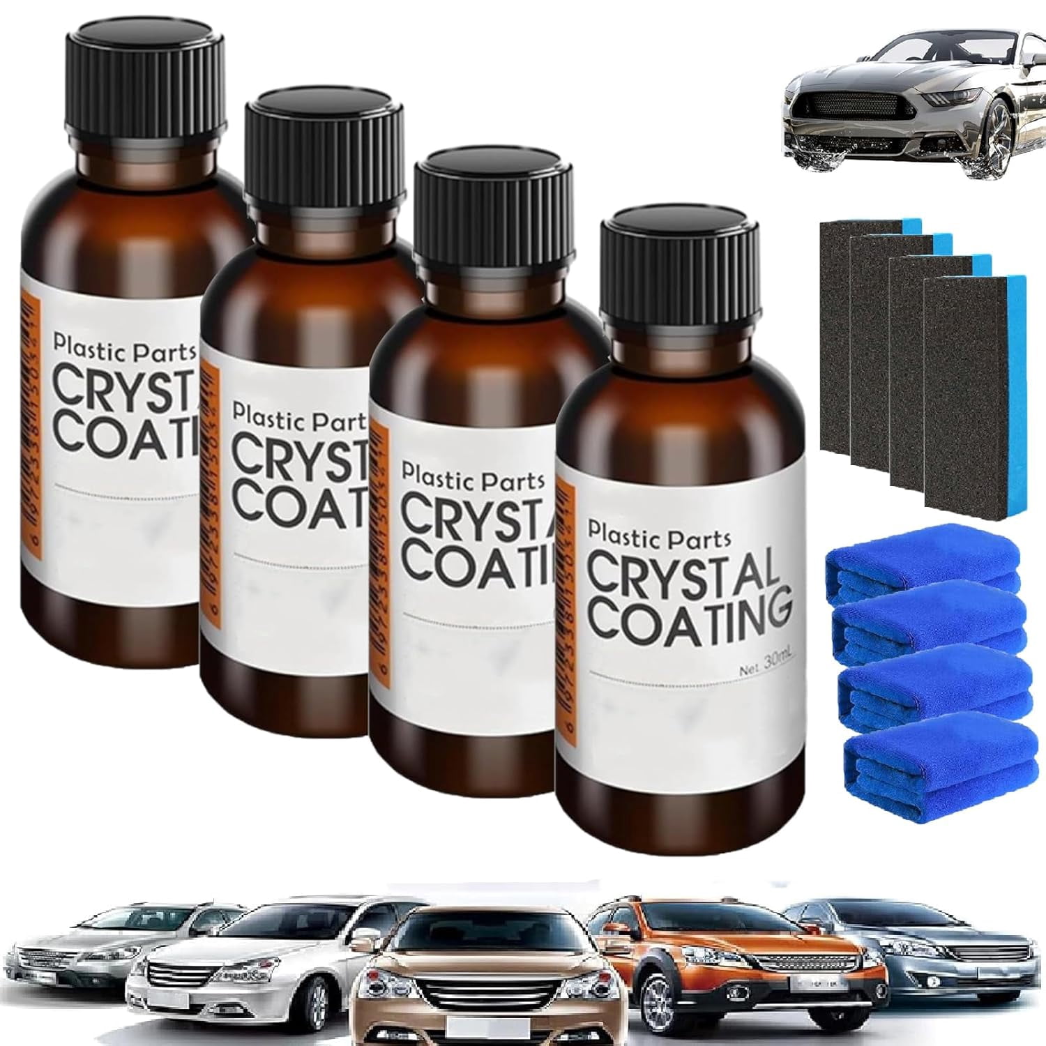Car Plastic Plating Refurbishing Agent, Crystal Coating for Car Plastic ...