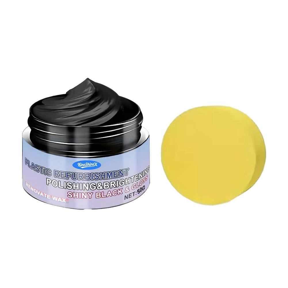 Car Plastic Restorer & Shine Paste for Auto Trim, Rubber, Leather - Eco ...