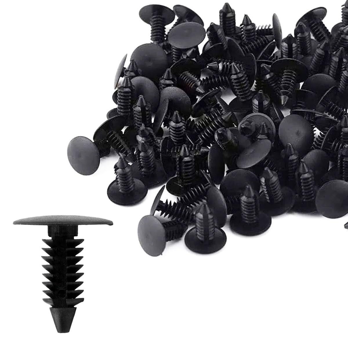 Car Plastic Trim Boot OIF8 Rivets Push Clip Fastener, 8mm Hole Auto ...