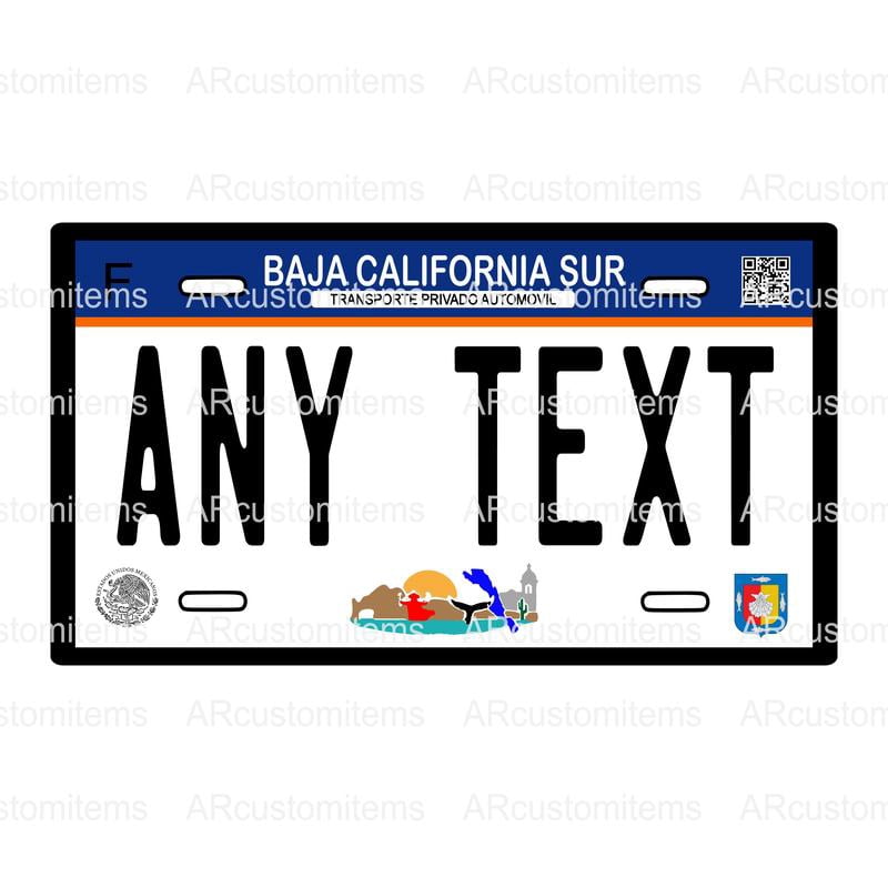 Car Plate Decorative Personalized Novelty Car Plate Mexico States ...
