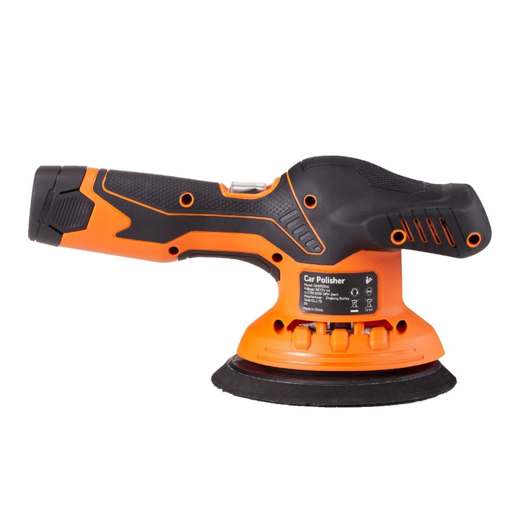 Car Polisher Buffer - Cordless Dual Action Polisher 6 Inch, 2 Batteries ...