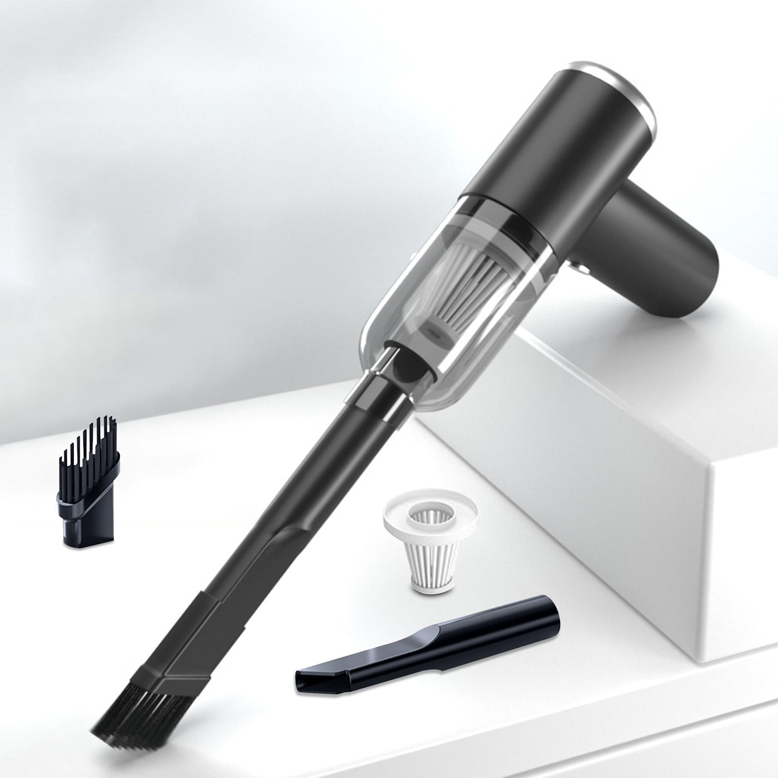 Car Portable Handheld Small Vacuum Cleaner Wireless Home Car-use ...