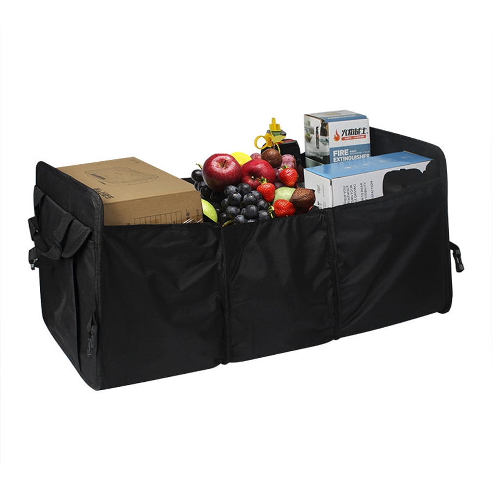 Car Portable Storage Trunk 3-in-1 Foldable Multi Compartment Cooler Set ...