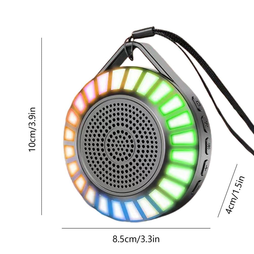 Car Portable Wireless BT Speaker With LED Light Waterproof Handheld ...