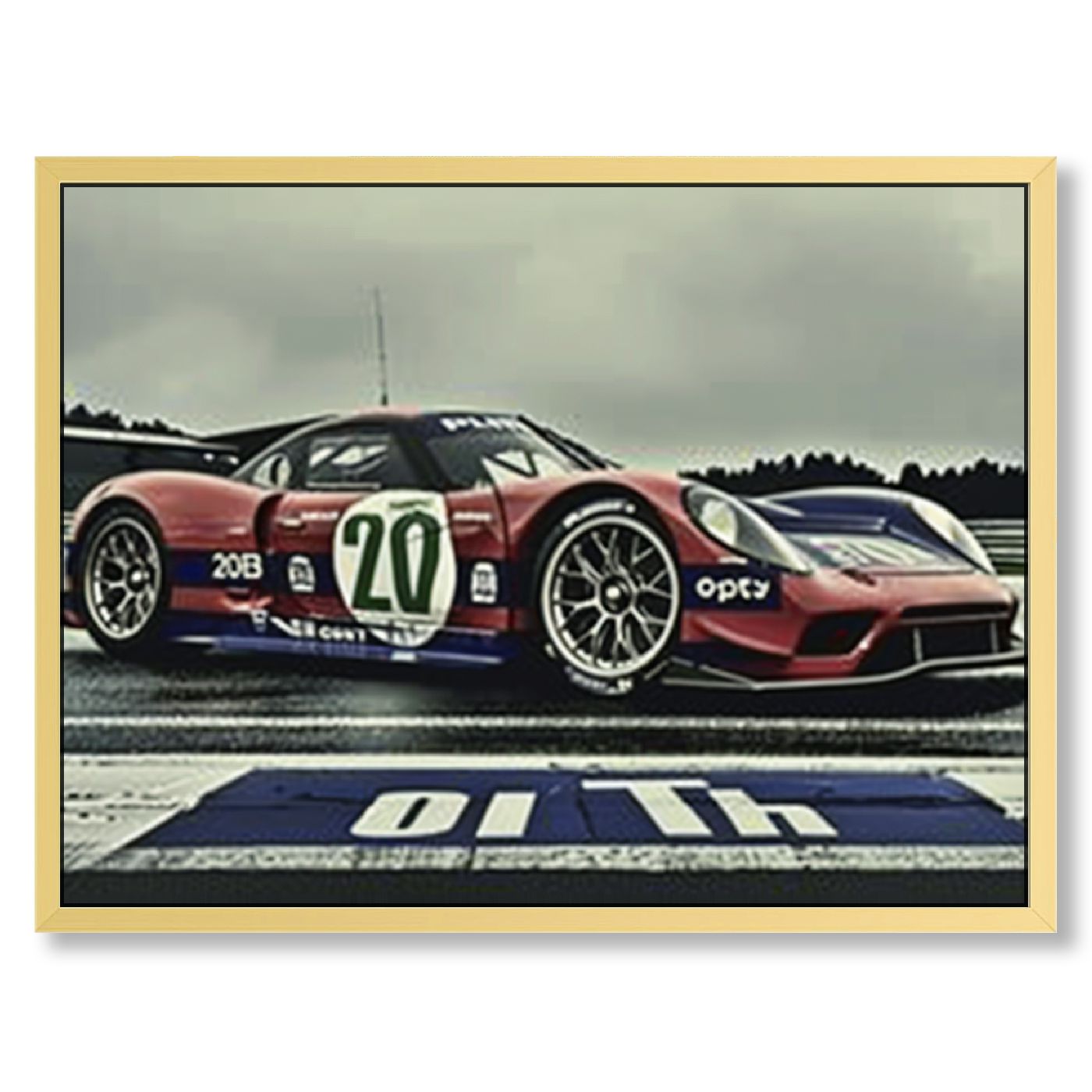 Car Poste Posters Racing Car Wall Art Vintage Car Posters For Men Car ...
