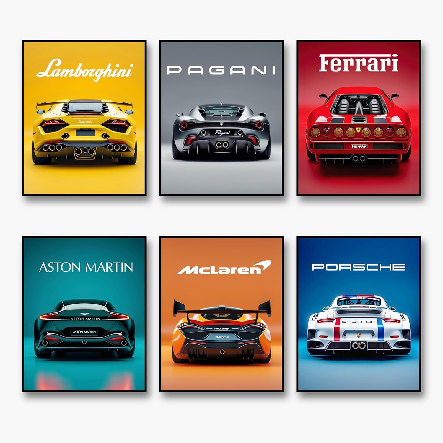 Car Posters Supercar Poster Sports Car Poster Racing Car Man Cave ...