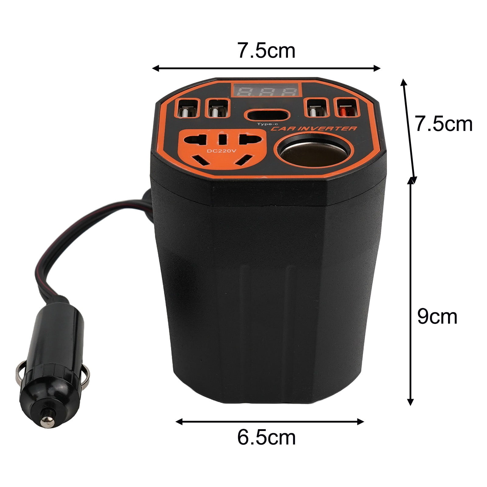 Car Power Inverter 12V/24V TO DC220V Converter Fast Car Power Converter ...